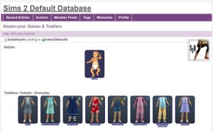 The Sims 2 Toddler CC: Best Sites for Hair & Clothes