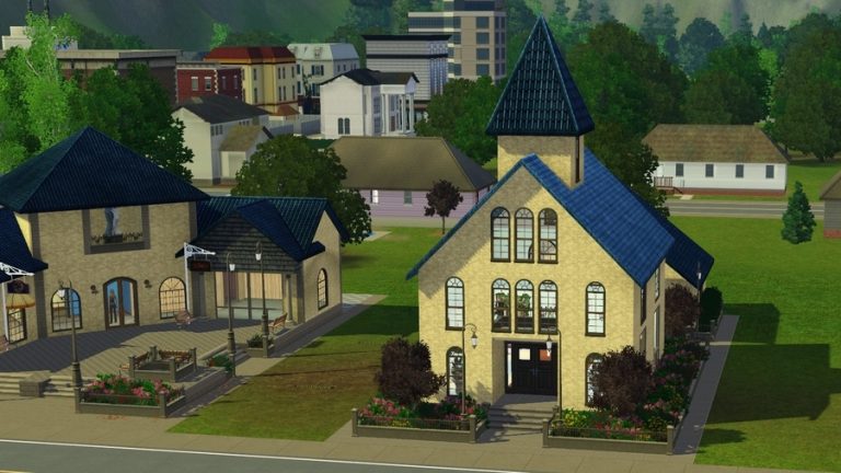 Plum Hill Wedding Chapel ~ Sims 3 Download | Pleasant Sims
